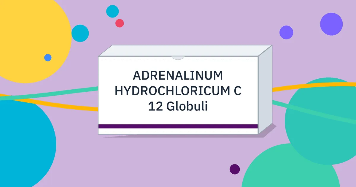 Symbolbild: Packung mit der Aufschrift ADRENALINUM HYDROCHLORICUM C 12 Globuli (PZN 19719194) – Verfügbarkeit und Bezug in Apotheken in Frankfurt am Main