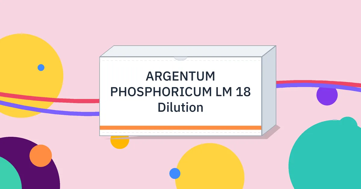 Symbolbild: Packung mit der Aufschrift ARGENTUM PHOSPHORICUM LM 18 Dilution (PZN 12769645) – Verfügbarkeit und Bezug in Apotheken in Frankfurt am Main