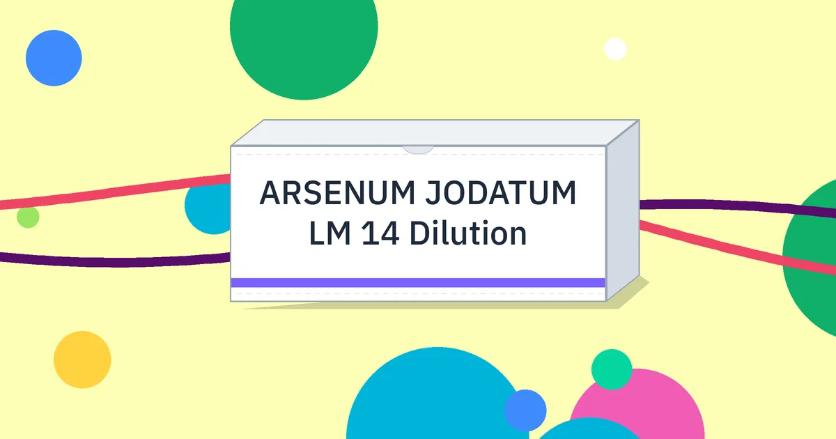 Symbolbild: Packung mit der Aufschrift ARSENUM JODATUM LM 14 Dilution (PZN 12778905) – Verfügbarkeit und Bezug in Apotheken in Frankfurt am Main