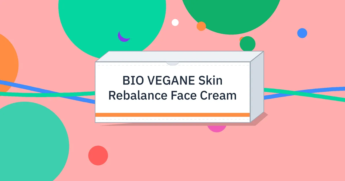 Symbolbild: Packung mit der Aufschrift BIO VEGANE Skin Rebalance Face Cream (PZN 20054452) – Verfügbarkeit und Bezug in Apotheken in Frankfurt am Main