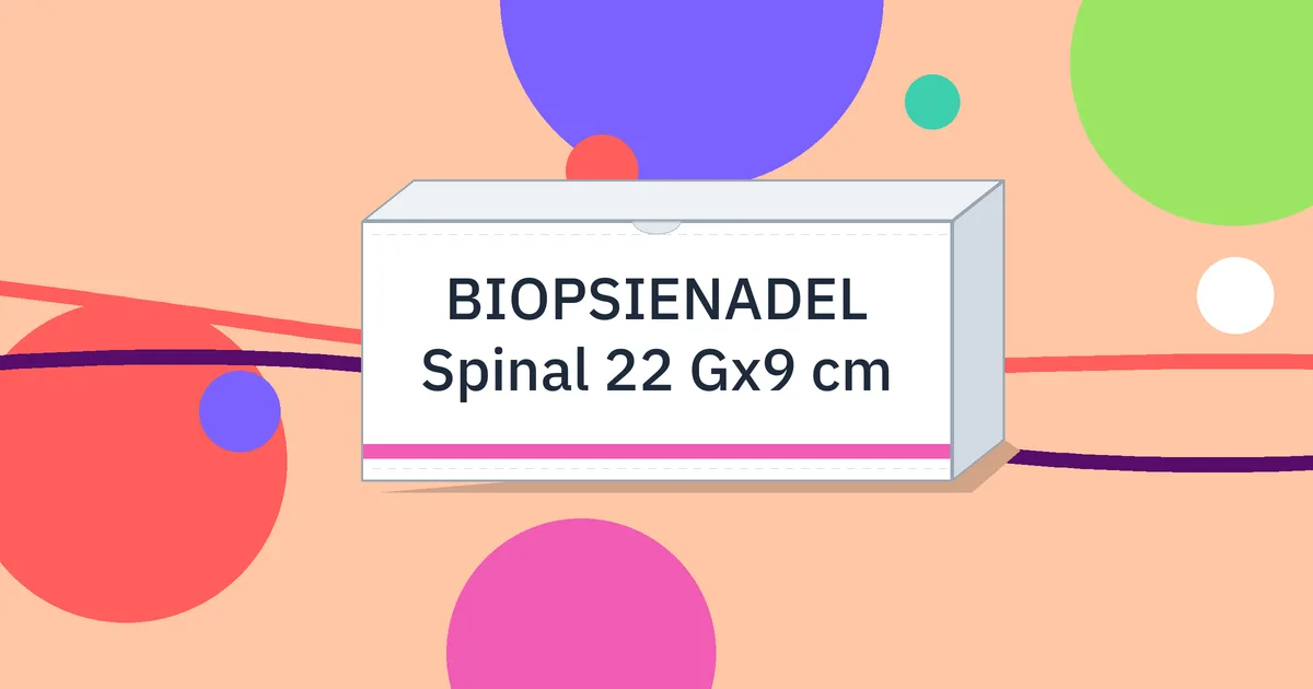 Symbolbild: Packung mit der Aufschrift BIOPSIENADEL Spinal 22 Gx9 cm (PZN 06770928) – Verfügbarkeit und Bezug in Apotheken in Frankfurt am Main
