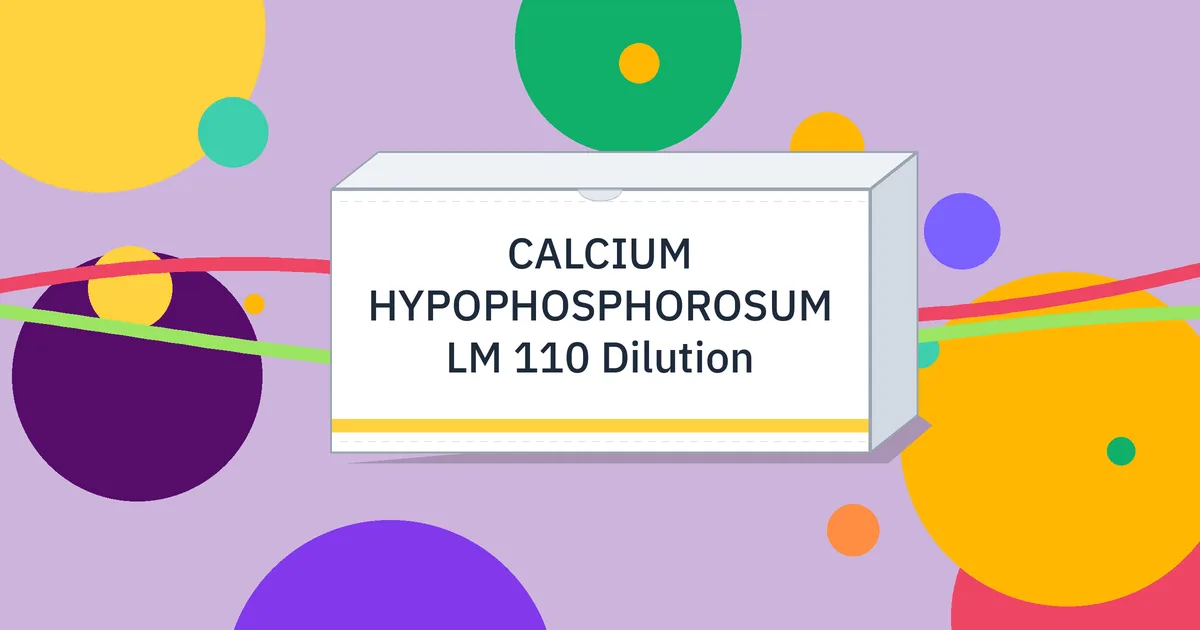 Symbolbild: Packung mit der Aufschrift CALCIUM HYPOPHOSPHOROSUM LM 110 Dilution (PZN 13409127) – Verfügbarkeit und Bezug in Apotheken in Frankfurt am Main