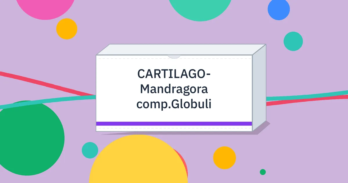 Symbolbild: Packung mit der Aufschrift CARTILAGO-Mandragora comp.Globuli (PZN 08784952) – Verfügbarkeit und Bezug in Apotheken in Frankfurt am Main