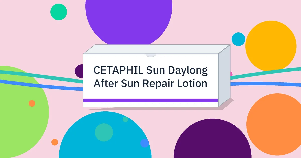 Symbolbild: Packung mit der Aufschrift CETAPHIL Sun Daylong After Sun Repair Lotion (PZN 20007688) – Verfügbarkeit und Bezug in Apotheken in Frankfurt am Main