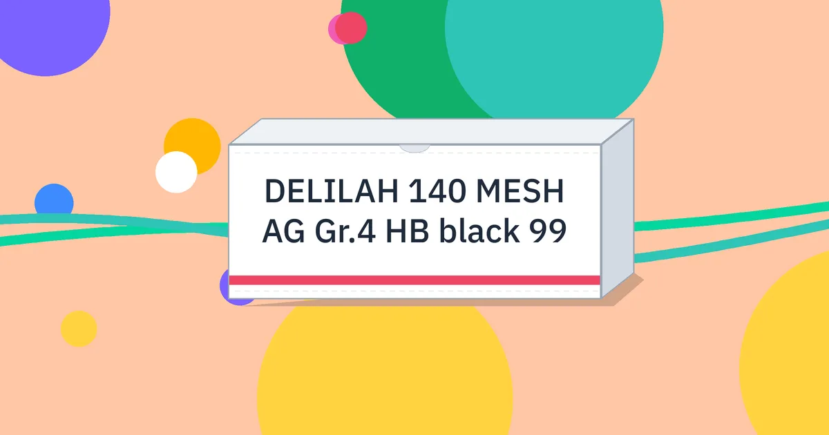 Symbolbild: Packung mit der Aufschrift DELILAH 140 MESH AG Gr.4 HB black 99 (PZN 13849748) – Verfügbarkeit und Bezug in Apotheken in Frankfurt am Main