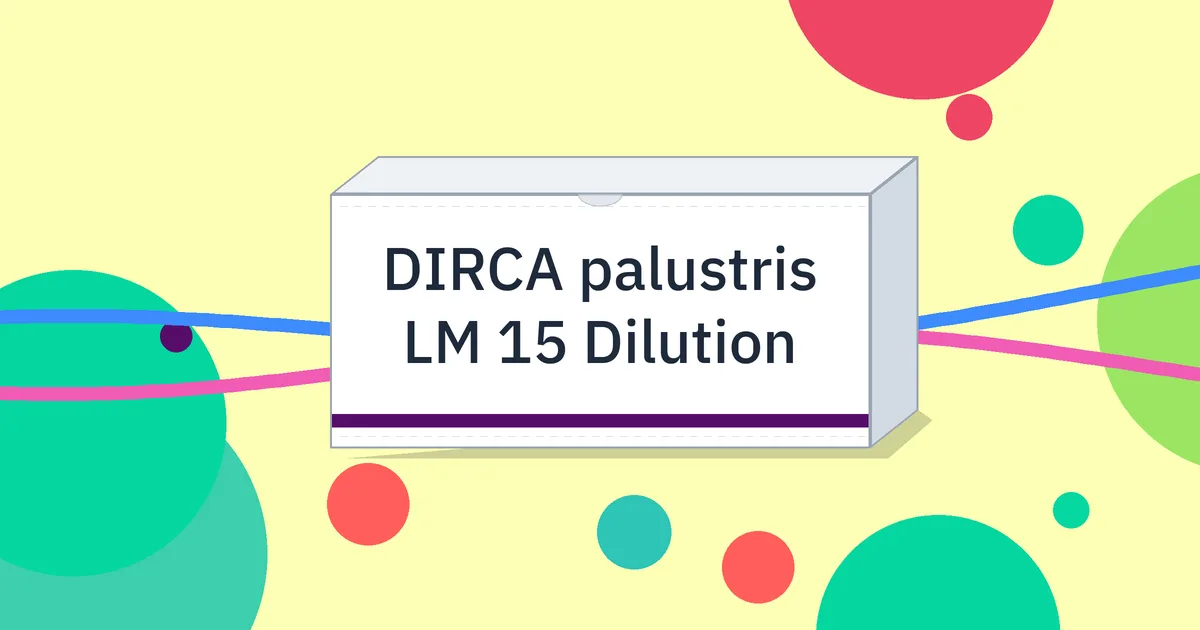 Symbolbild: Packung mit der Aufschrift DIRCA palustris LM 15 Dilution (PZN 13465663) – Verfügbarkeit und Bezug in Apotheken in Frankfurt am Main
