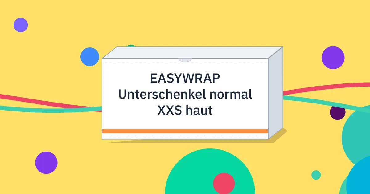 Symbolbild: Packung mit der Aufschrift EASYWRAP Unterschenkel normal XXS haut (PZN 18748041) – Verfügbarkeit und Bezug in Apotheken in Frankfurt am Main