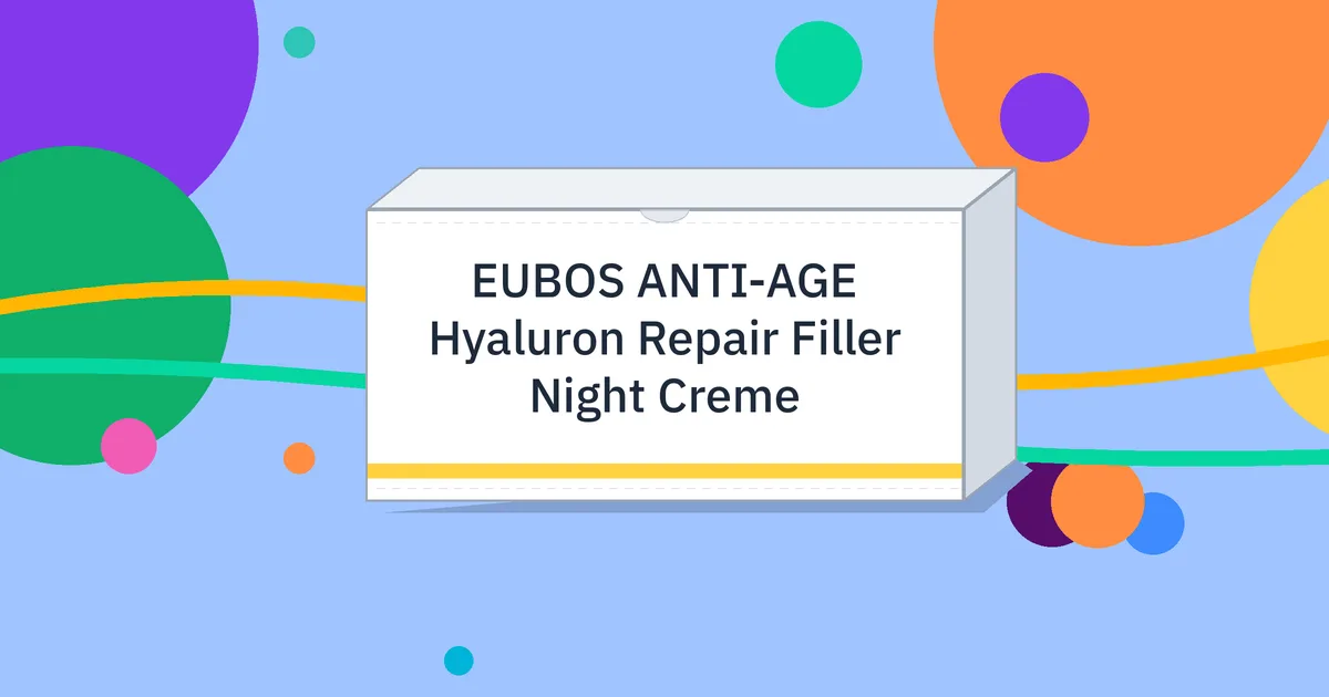 Symbolbild: Packung mit der Aufschrift EUBOS ANTI-AGE Hyaluron Repair Filler Night Creme (PZN 13649707) – Verfügbarkeit und Bezug in Apotheken in Frankfurt am Main