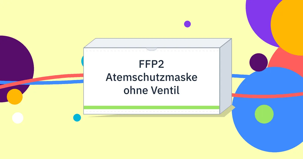 Symbolbild: Packung mit der Aufschrift FFP2 Atemschutzmaske ohne Ventil (PZN 17261093) – Verfügbarkeit und Bezug in Apotheken in Frankfurt am Main