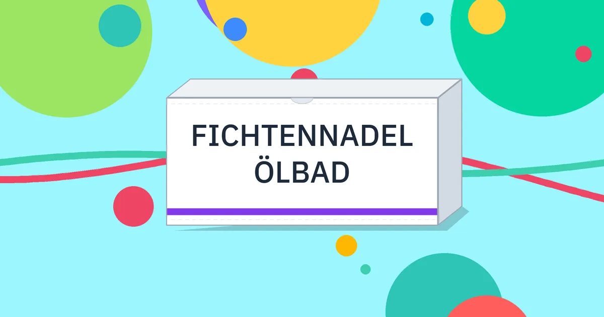 Symbolbild: Packung mit der Aufschrift FICHTENNADEL ÖLBAD (PZN 04124532) – Verfügbarkeit und Bezug in Apotheken in Frankfurt am Main