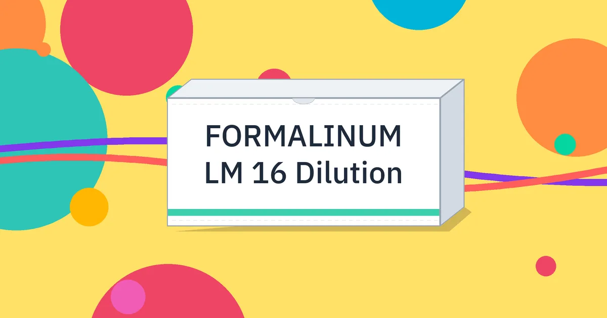Symbolbild: Packung mit der Aufschrift FORMALINUM LM 16 Dilution (PZN 12873638) – Verfügbarkeit und Bezug in Apotheken in Frankfurt am Main