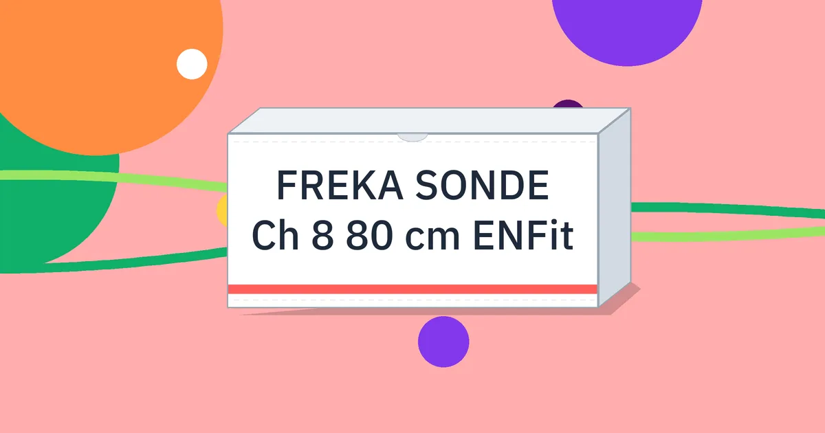Symbolbild: Packung mit der Aufschrift FREKA SONDE Ch 8 80 cm ENFit (PZN 11345400) – Verfügbarkeit und Bezug in Apotheken in Frankfurt am Main