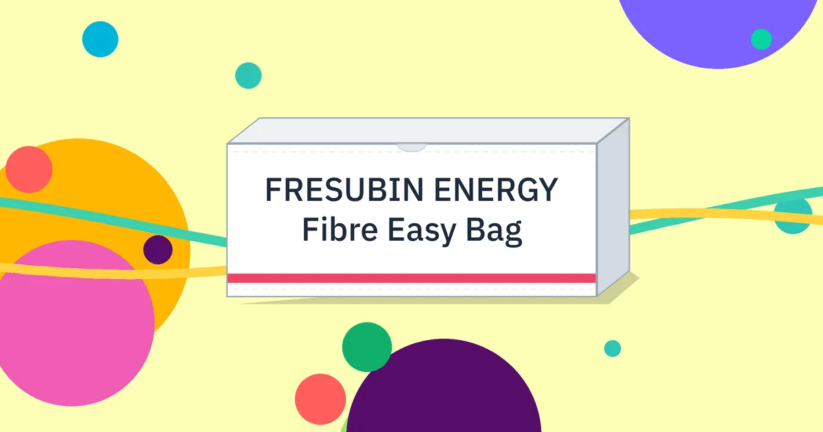 Symbolbild: Packung mit der Aufschrift FRESUBIN ENERGY Fibre Easy Bag (PZN 01404047) – Verfügbarkeit und Bezug in Apotheken in Frankfurt am Main