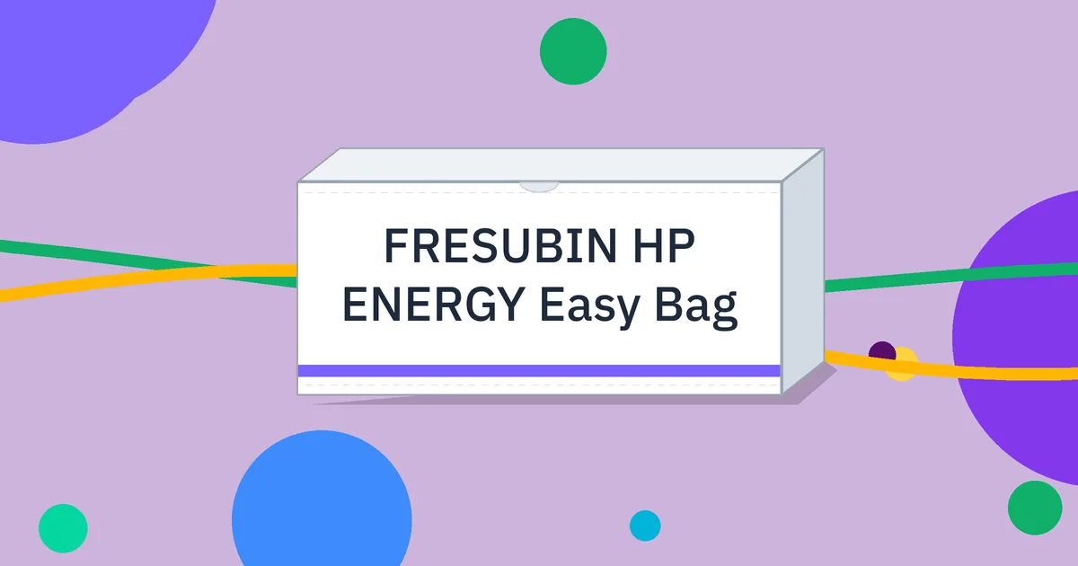 Symbolbild: Packung mit der Aufschrift FRESUBIN HP ENERGY Easy Bag (PZN 01554404) – Verfügbarkeit und Bezug in Apotheken in Frankfurt am Main