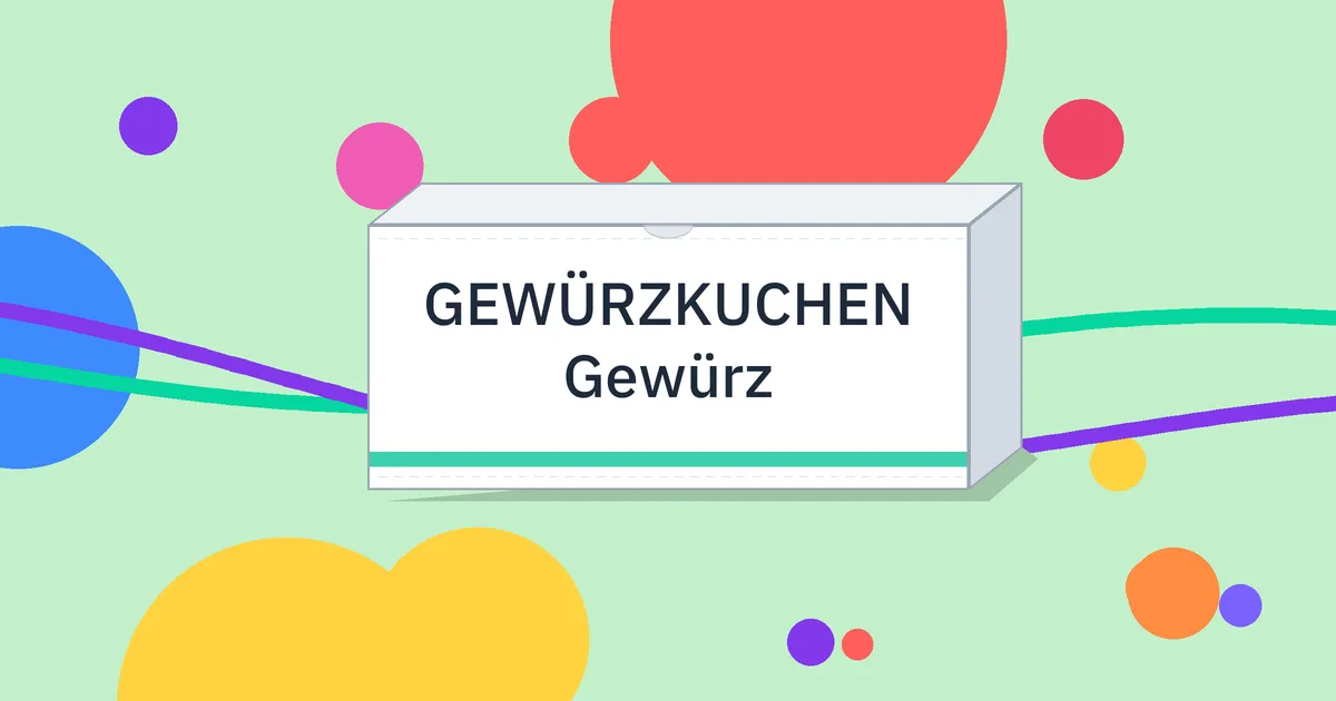 Symbolbild: Packung mit der Aufschrift GEWÜRZKUCHEN Gewürz (PZN 02044208) – Verfügbarkeit und Bezug in Apotheken in Frankfurt am Main