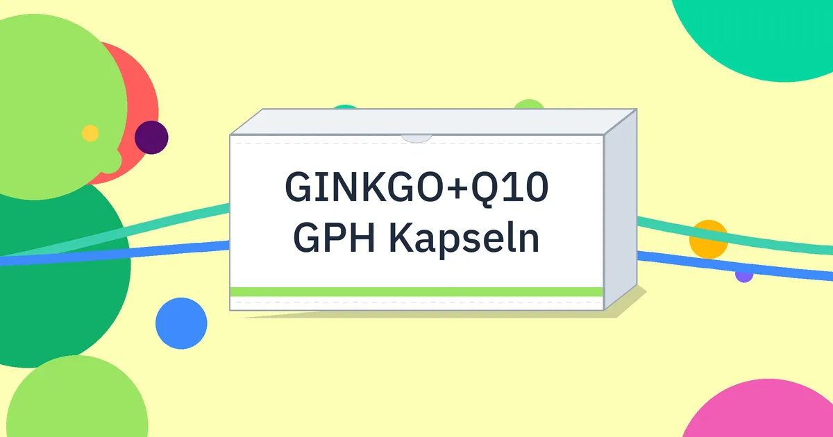 Symbolbild: Packung mit der Aufschrift GINKGO+Q10 GPH Kapseln (PZN 04157017) – Verfügbarkeit und Bezug in Apotheken in Frankfurt am Main