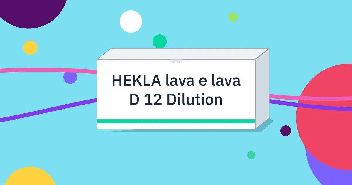 Symbolbild: Packung mit der Aufschrift HEKLA lava e lava D 12 Dilution (PZN 11111748) – Verfügbarkeit und Bezug in Apotheken in Frankfurt am Main