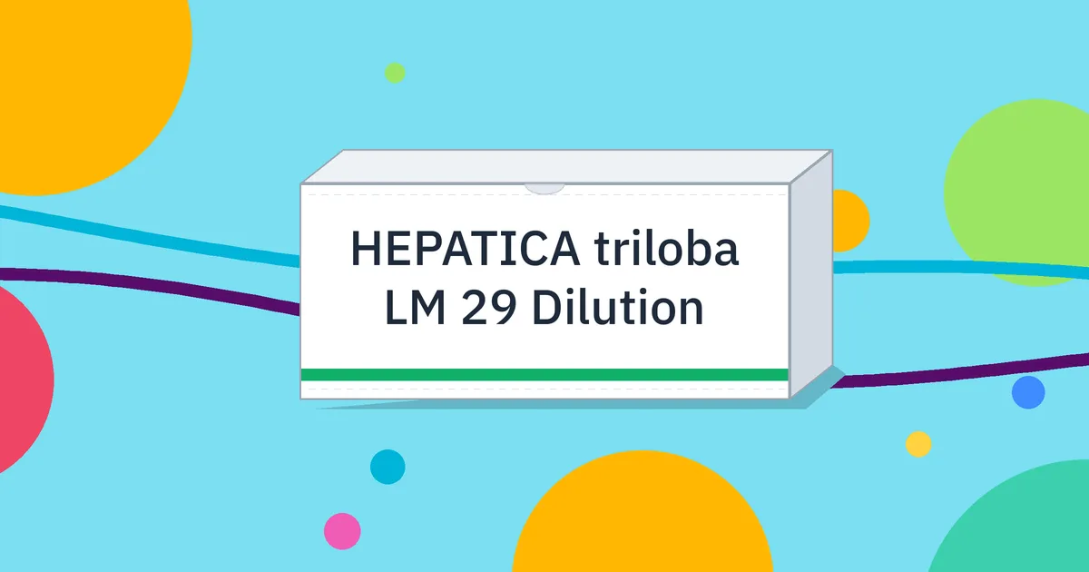 Symbolbild: Packung mit der Aufschrift HEPATICA triloba LM 29 Dilution (PZN 13552310) – Verfügbarkeit und Bezug in Apotheken in Frankfurt am Main