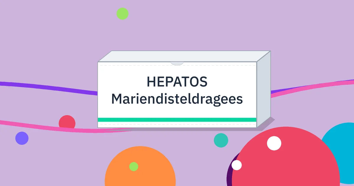 Symbolbild: Packung mit der Aufschrift HEPATOS Mariendisteldragees (PZN 07112357) – Verfügbarkeit und Bezug in Apotheken in Frankfurt am Main