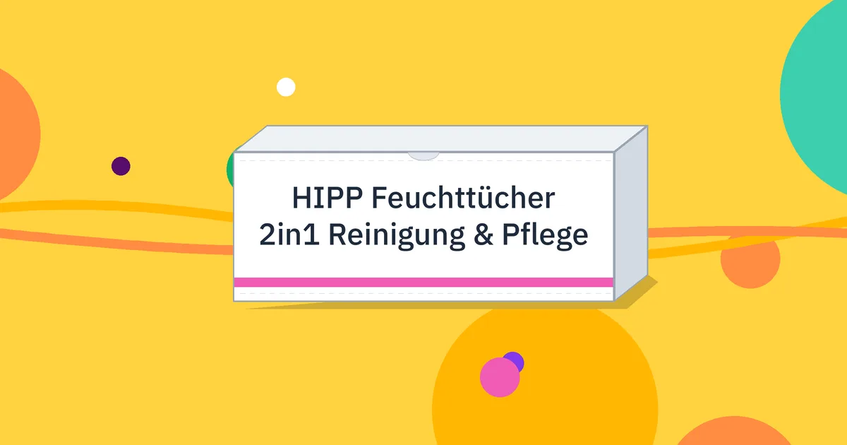 Symbolbild: Packung mit der Aufschrift HIPP Feuchttücher 2in1 Reinigung & Pflege (PZN 19291247) – Verfügbarkeit und Bezug in Apotheken in Frankfurt am Main