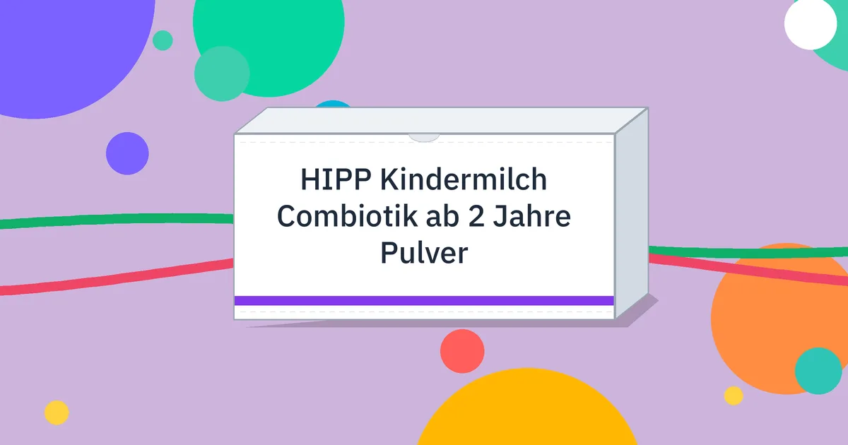 Symbolbild: Packung mit der Aufschrift HIPP Kindermilch Combiotik ab 2 Jahre Pulver (PZN 10224775) – Verfügbarkeit und Bezug in Apotheken in Frankfurt am Main