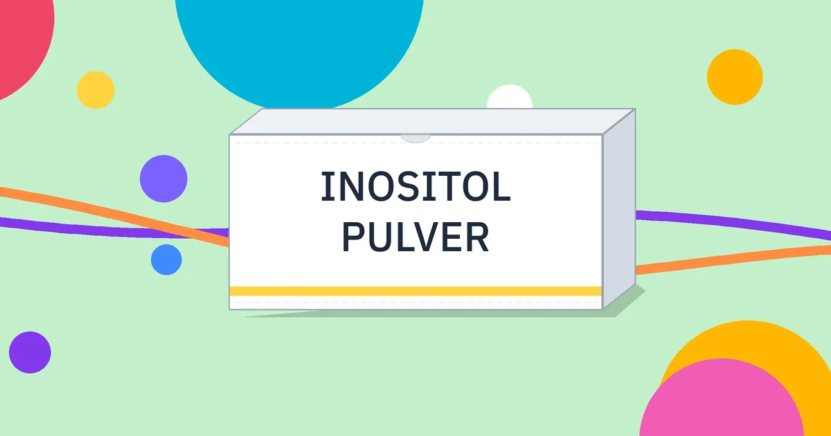 Symbolbild: Packung mit der Aufschrift INOSITOL PULVER (PZN 19151279) – Verfügbarkeit und Bezug in Apotheken in Frankfurt am Main