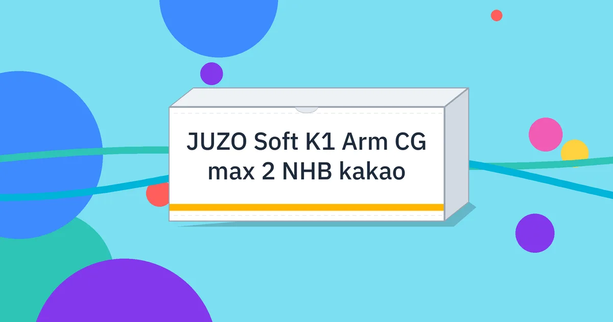 Symbolbild: Packung mit der Aufschrift JUZO Soft K1 Arm CG max 2 NHB kakao (PZN 15509181) – Verfügbarkeit und Bezug in Apotheken in Frankfurt am Main