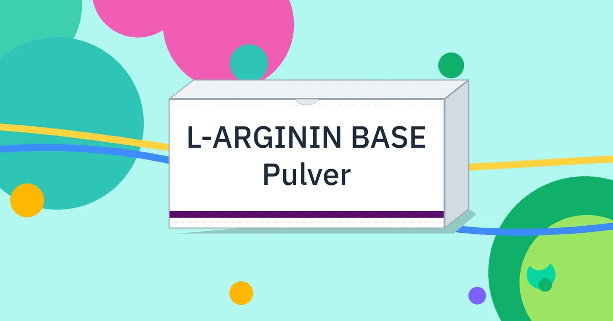 Symbolbild: Packung mit der Aufschrift L-ARGININ BASE Pulver (PZN 14291745) – Verfügbarkeit und Bezug in Apotheken in Frankfurt am Main