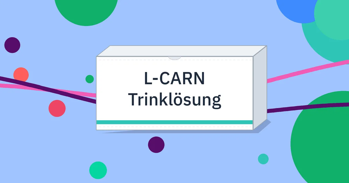 Symbolbild: Packung mit der Aufschrift L-CARN Trinklösung (PZN 08796719) – Verfügbarkeit und Bezug in Apotheken in Frankfurt am Main