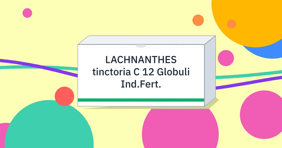 Symbolbild: Packung mit der Aufschrift LACHNANTHES tinctoria C 12 Globuli Ind.Fert. (PZN 17692025) – Verfügbarkeit und Bezug in Apotheken in Frankfurt am Main