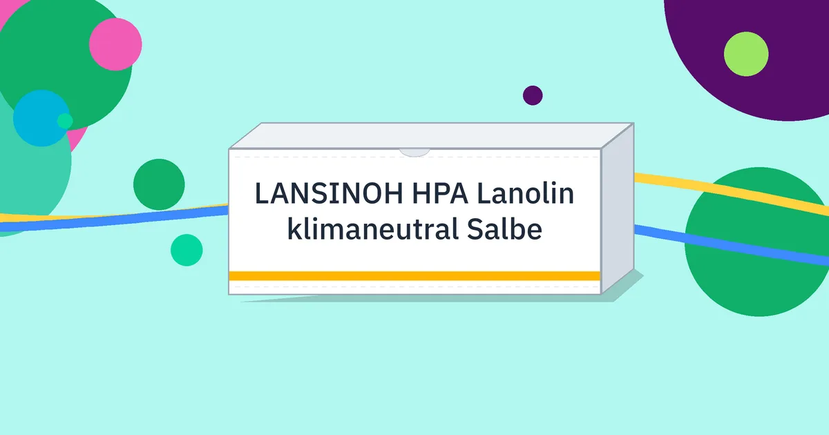 Symbolbild: Packung mit der Aufschrift LANSINOH HPA Lanolin klimaneutral Salbe (PZN 18192974) – Verfügbarkeit und Bezug in Apotheken in Frankfurt am Main