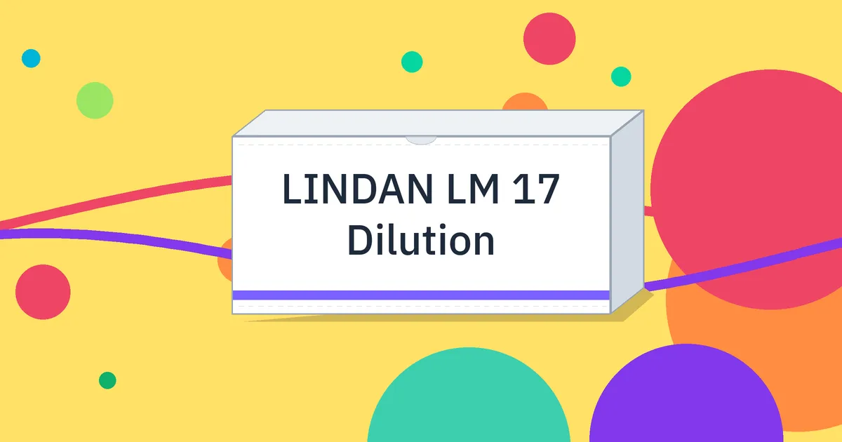 Symbolbild: Packung mit der Aufschrift LINDAN LM 17 Dilution (PZN 13529682) – Verfügbarkeit und Bezug in Apotheken in Frankfurt am Main