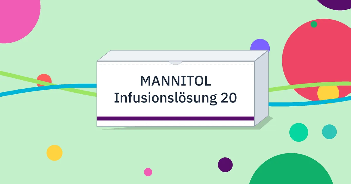Symbolbild: Packung mit der Aufschrift MANNITOL Infusionslösung 20 (PZN 07511123) – Verfügbarkeit und Bezug in Apotheken in Frankfurt am Main