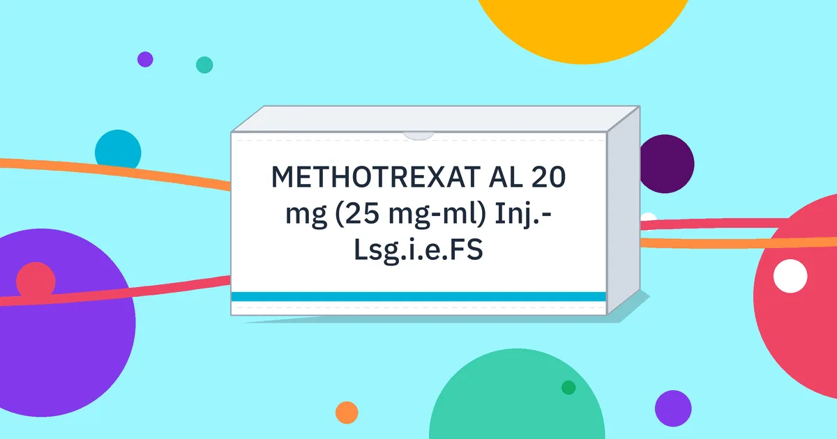 Symbolbild: Packung mit der Aufschrift METHOTREXAT AL 20 mg (25 mg-ml) Inj.-Lsg.i.e.FS (PZN 18725270) – Verfügbarkeit und Bezug in Apotheken in Frankfurt am Main
