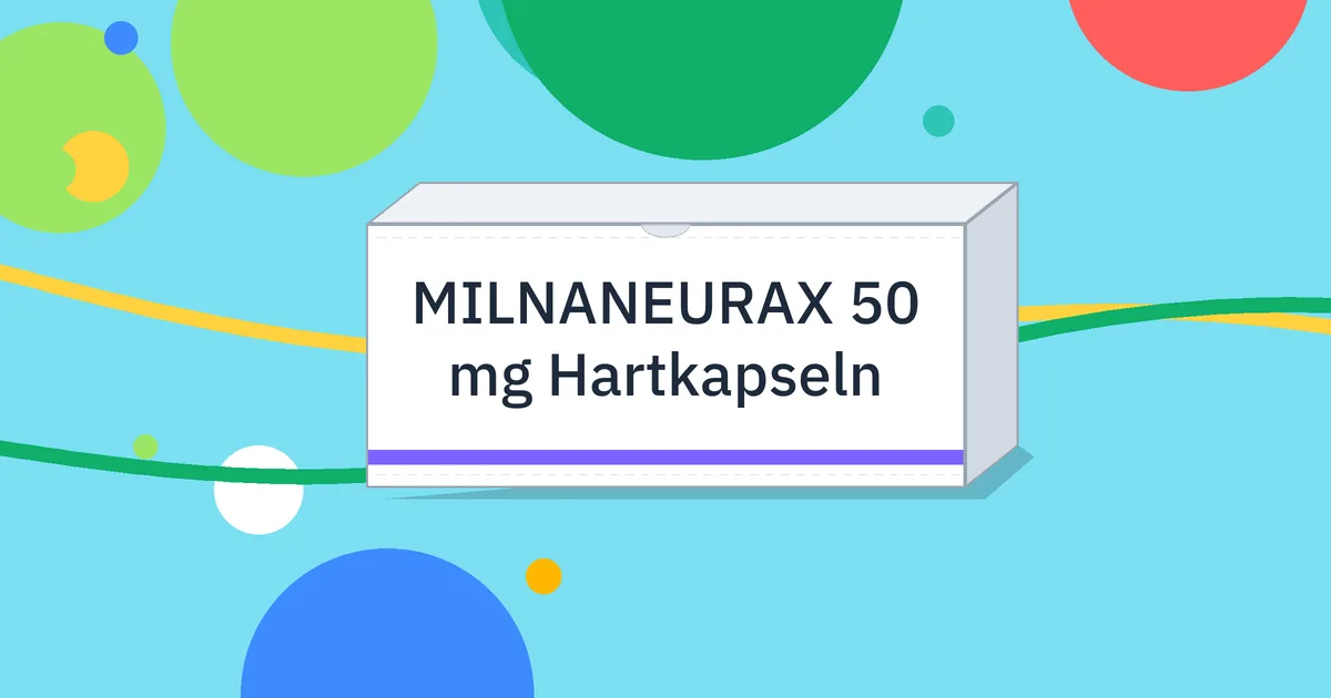 Symbolbild: Packung mit der Aufschrift MILNANEURAX 50 mg Hartkapseln (PZN 11599477) – Verfügbarkeit und Bezug in Apotheken in Frankfurt am Main