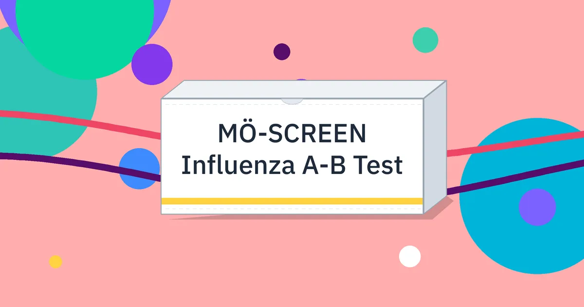 Symbolbild: Packung mit der Aufschrift MÖ-SCREEN Influenza A-B Test (PZN 09214659) – Verfügbarkeit und Bezug in Apotheken in Frankfurt am Main