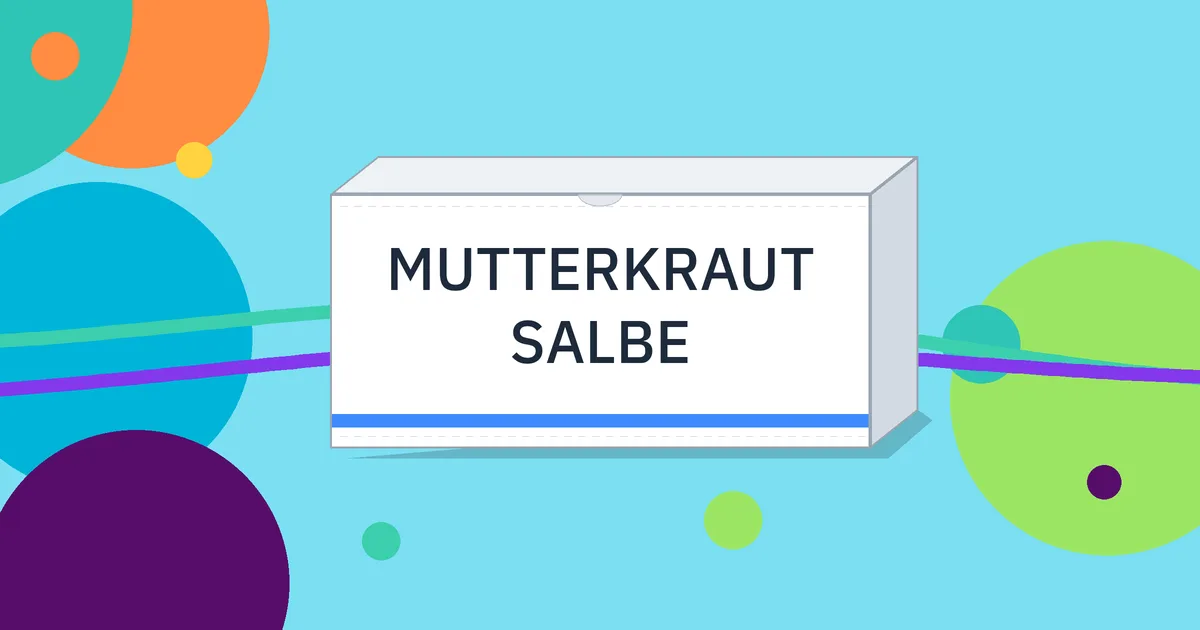 Symbolbild: Packung mit der Aufschrift MUTTERKRAUT SALBE (PZN 18173244) – Verfügbarkeit und Bezug in Apotheken in Frankfurt am Main