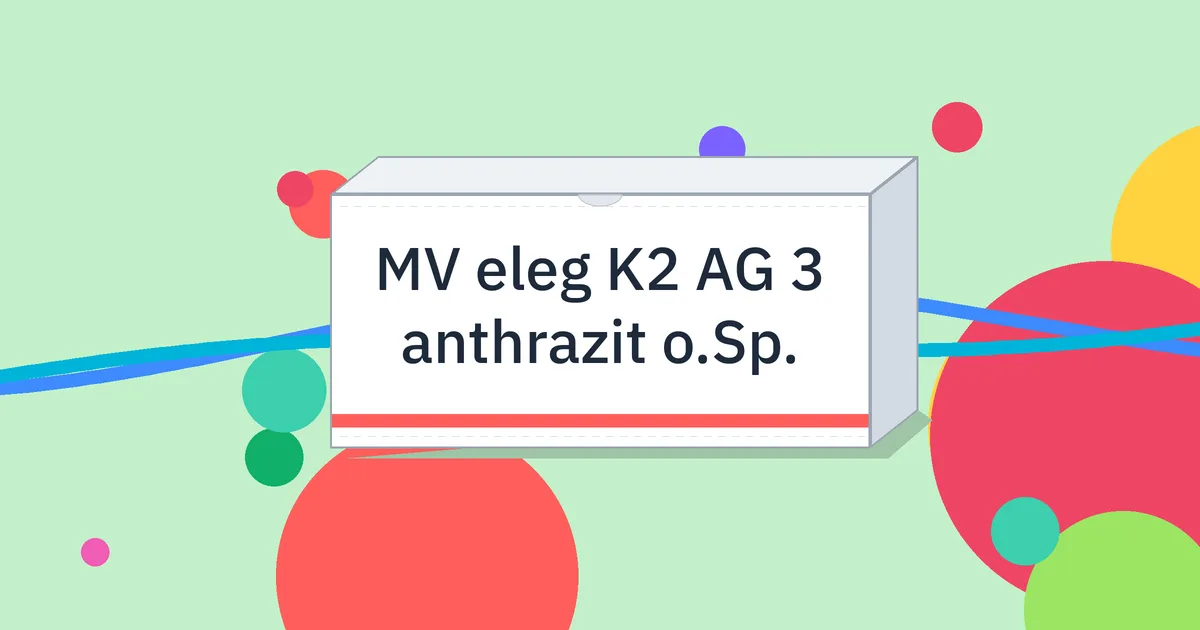 Symbolbild: Packung mit der Aufschrift MV eleg K2 AG 3 anthrazit o.Sp. (PZN 00644909) – Verfügbarkeit und Bezug in Apotheken in Frankfurt am Main