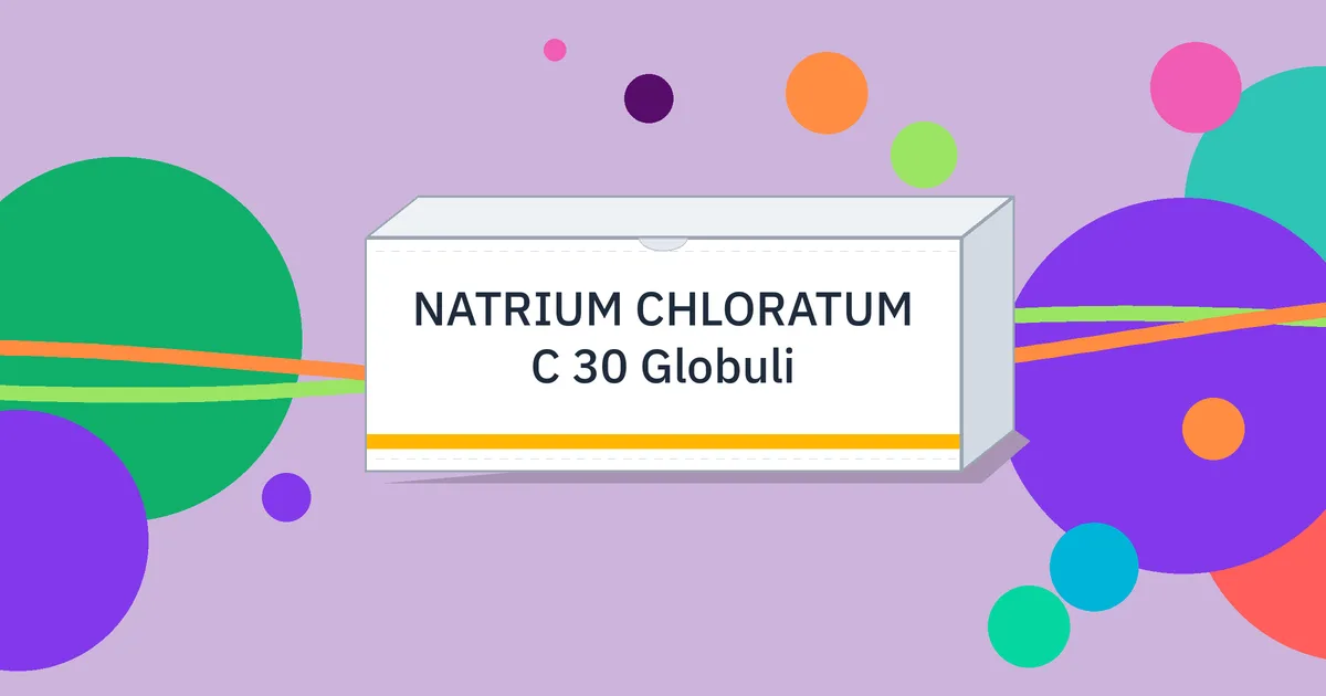 Symbolbild: Packung mit der Aufschrift NATRIUM CHLORATUM C 30 Globuli (PZN 11282119) – Verfügbarkeit und Bezug in Apotheken in Frankfurt am Main