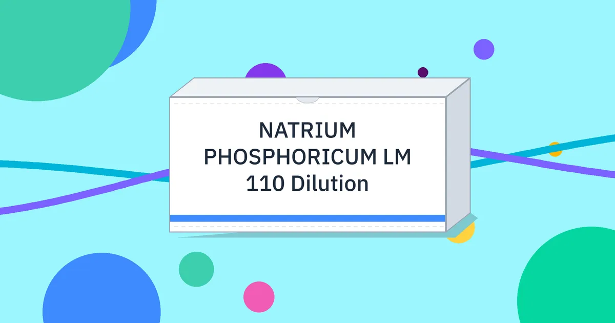 Symbolbild: Packung mit der Aufschrift NATRIUM PHOSPHORICUM LM 110 Dilution (PZN 12966340) – Verfügbarkeit und Bezug in Apotheken in Frankfurt am Main
