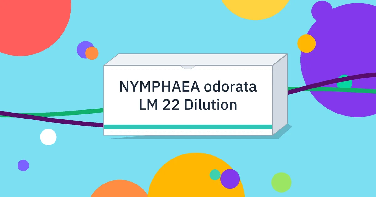 Symbolbild: Packung mit der Aufschrift NYMPHAEA odorata LM 22 Dilution (PZN 13621548) – Verfügbarkeit und Bezug in Apotheken in Frankfurt am Main
