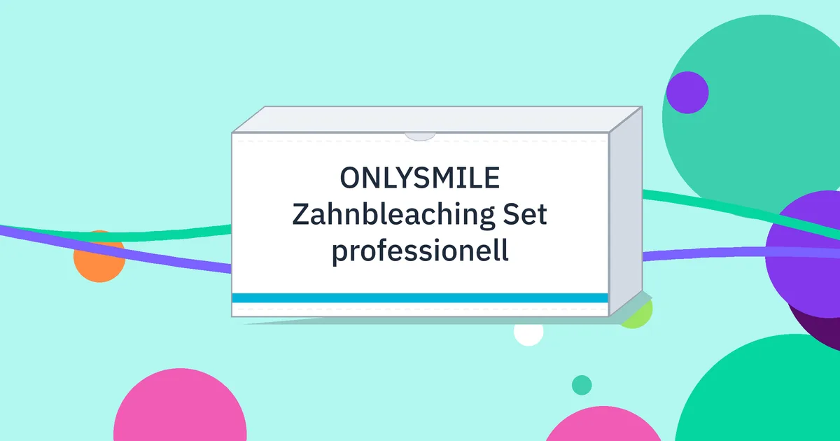 Symbolbild: Packung mit der Aufschrift ONLYSMILE Zahnbleaching Set professionell (PZN 20129322) – Verfügbarkeit und Bezug in Apotheken in Frankfurt am Main