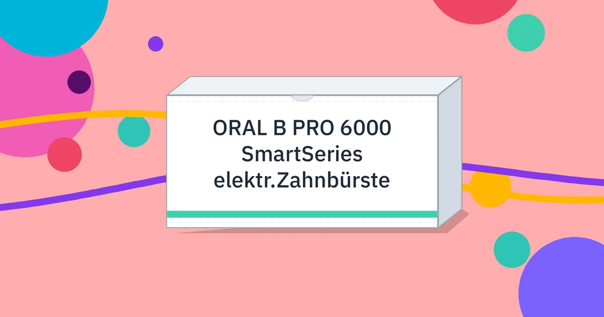Symbolbild: Packung mit der Aufschrift ORAL B PRO 6000 SmartSeries elektr.Zahnbürste (PZN 10762952) – Verfügbarkeit und Bezug in Apotheken in Frankfurt am Main