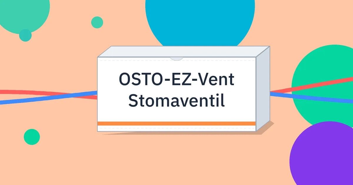 Symbolbild: Packung mit der Aufschrift OSTO-EZ-Vent Stomaventil (PZN 10270717) – Verfügbarkeit und Bezug in Apotheken in Frankfurt am Main
