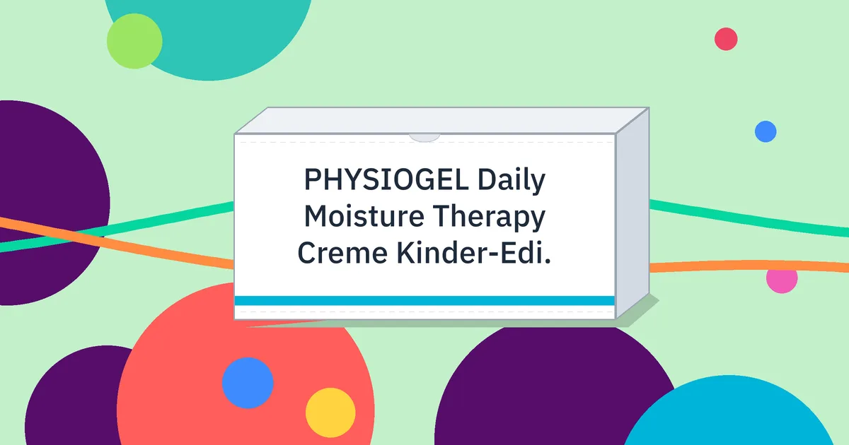 Symbolbild: Packung mit der Aufschrift PHYSIOGEL Daily Moisture Therapy Creme Kinder-Edi. (PZN 20114421) – Verfügbarkeit und Bezug in Apotheken in Frankfurt am Main