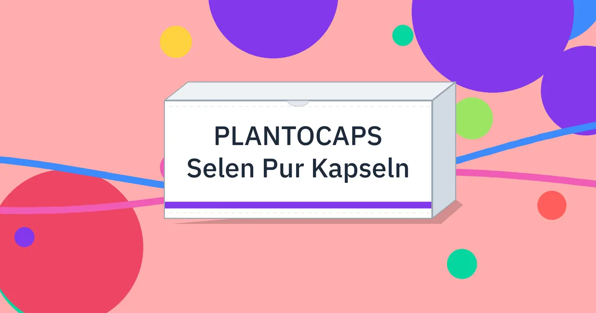 Symbolbild: Packung mit der Aufschrift PLANTOCAPS Selen Pur Kapseln (PZN 20943784) – Verfügbarkeit und Bezug in Apotheken in Frankfurt am Main