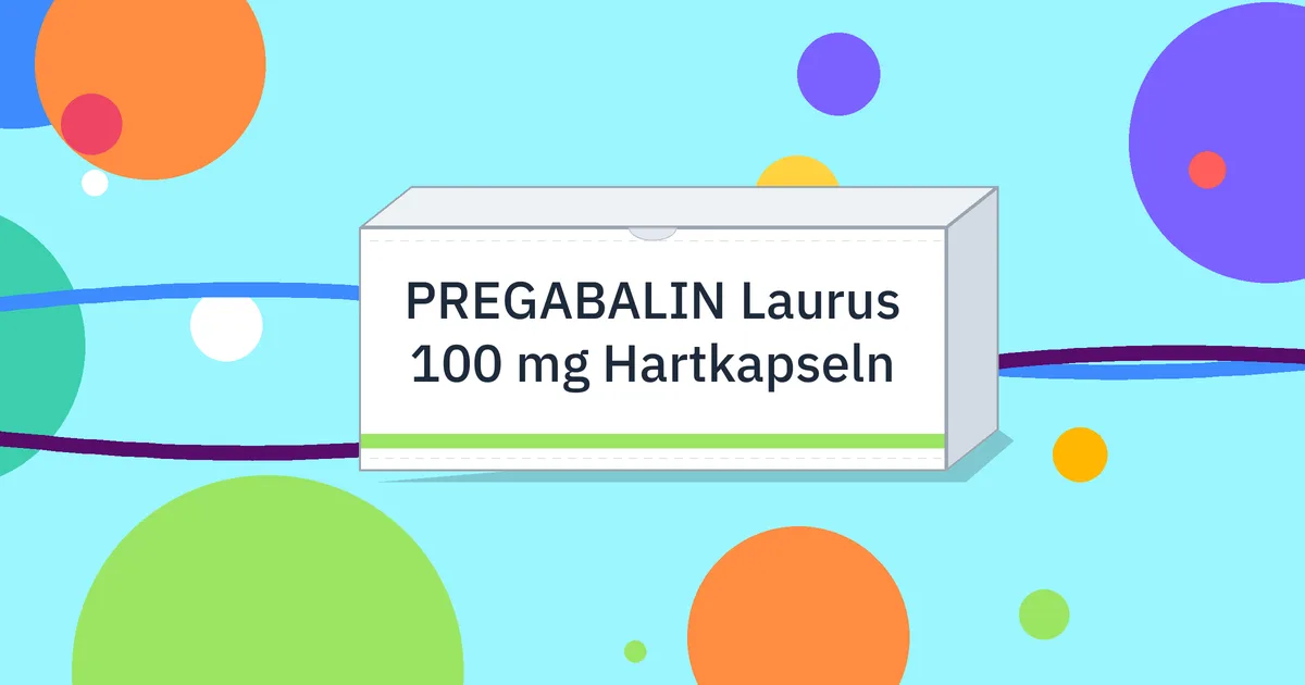 Symbolbild: Packung mit der Aufschrift PREGABALIN Laurus 100 mg Hartkapseln (PZN 16240634) – Verfügbarkeit und Bezug in Apotheken in Frankfurt am Main