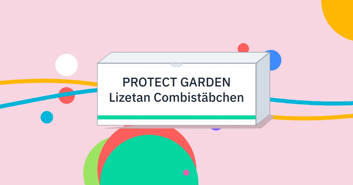 Symbolbild: Packung mit der Aufschrift PROTECT GARDEN Lizetan Combistäbchen (PZN 14361670) – Verfügbarkeit und Bezug in Apotheken in Frankfurt am Main