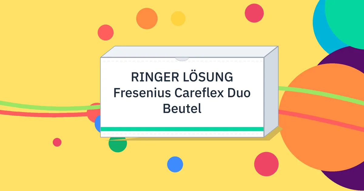 Symbolbild: Packung mit der Aufschrift RINGER LÖSUNG Fresenius Careflex Duo Beutel (PZN 11183481) – Verfügbarkeit und Bezug in Apotheken in Frankfurt am Main
