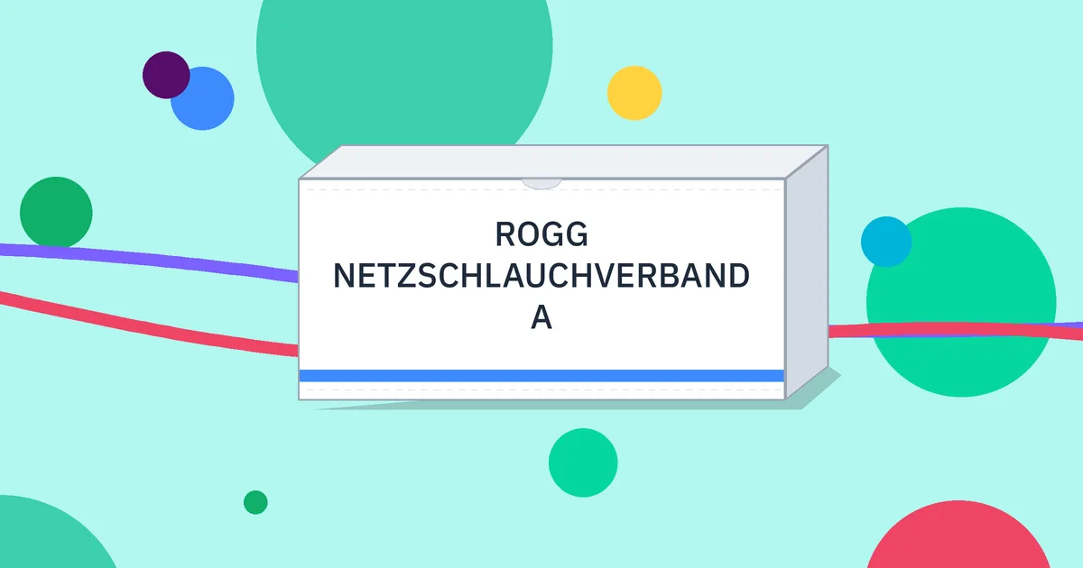 Symbolbild: Packung mit der Aufschrift ROGG NETZSCHLAUCHVERBAND A (PZN 07221589) – Verfügbarkeit und Bezug in Apotheken in Frankfurt am Main